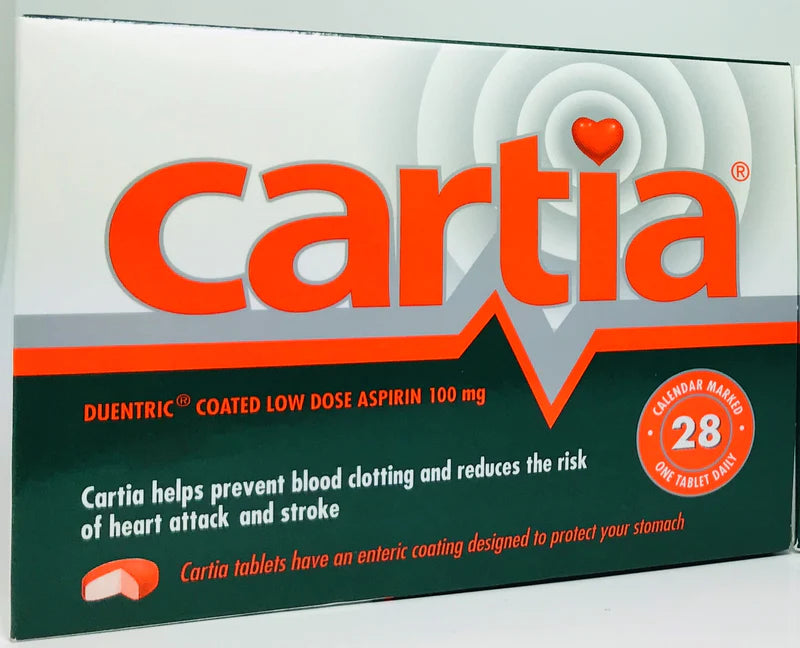 Cartia Tabs 100mg 28s – Unichem Alexandra Pharmacy