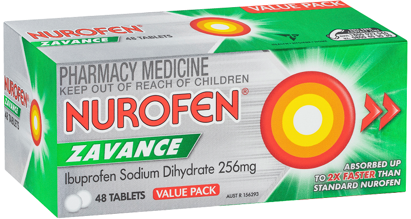 NUROFEN ZAVANCE Tabs 48s – Unichem Alexandra Pharmacy