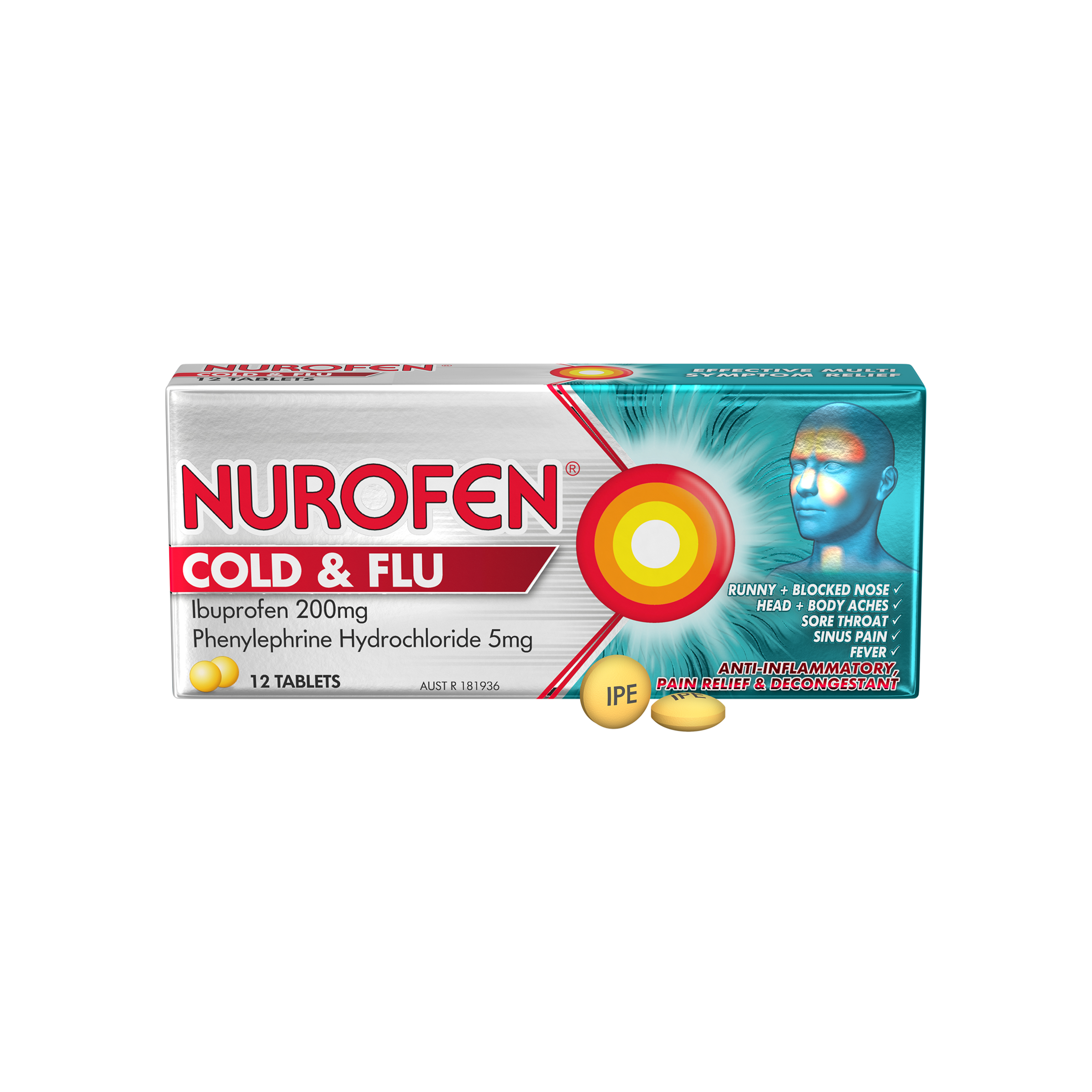 NUROFEN COLD&FLU TABS 12s – Unichem Alexandra Pharmacy
