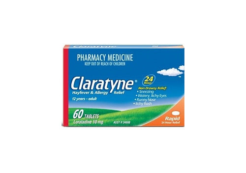 Claratyne Tabs 10mg 60s – Unichem Alexandra Pharmacy
