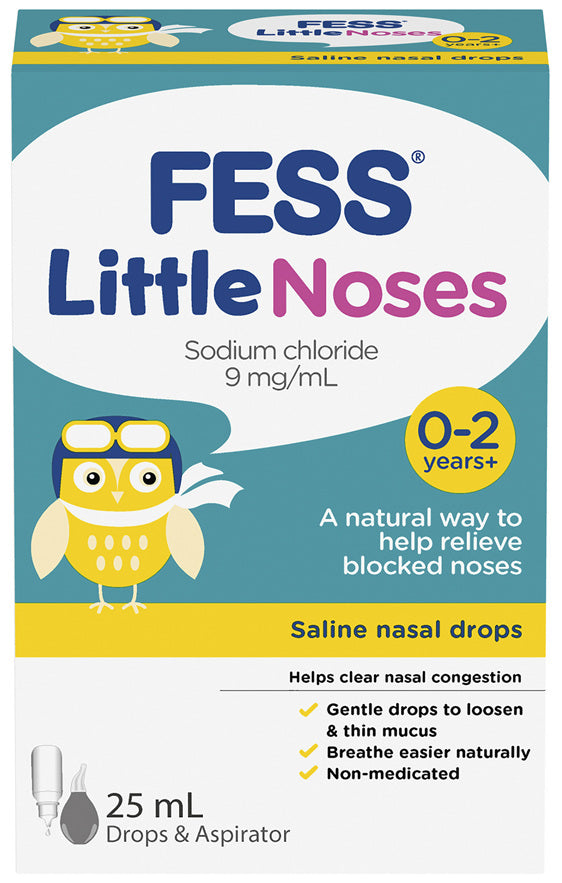 FESS Little Noses Drops&Aspirat 25ml – Unichem Alexandra Pharmacy