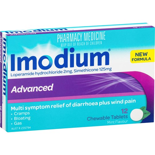 IMODIUM Advanced Tabs 12s – Unichem Alexandra Pharmacy