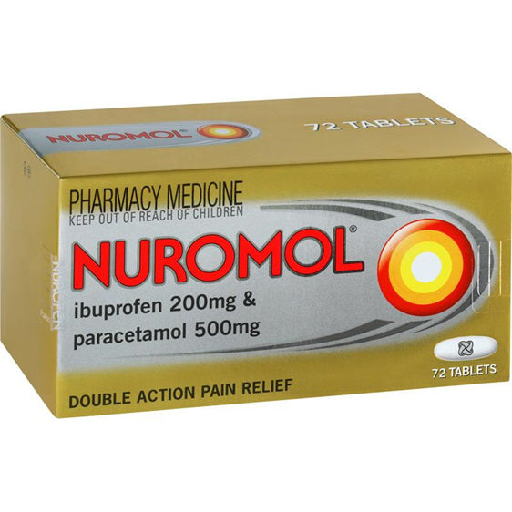 NUROMOL Tablets 72s – Unichem Alexandra Pharmacy
