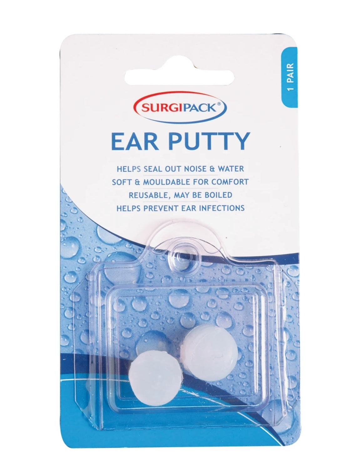 SP Ear Plug Putty Swim & Noise 1 Pr – Unichem Alexandra Pharmacy